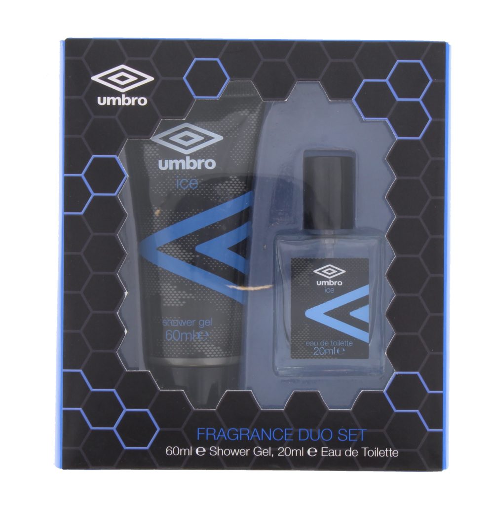 Umbro Ice Men’s Fragrance Duo Gift Set (Black Blue) | Glowii
