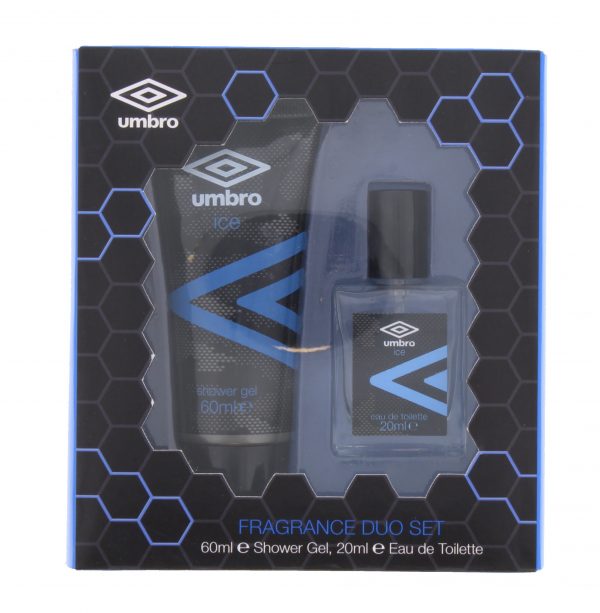 Umbro Ice Men’s Fragrance Duo Gift Set (Black Blue) | Glowii